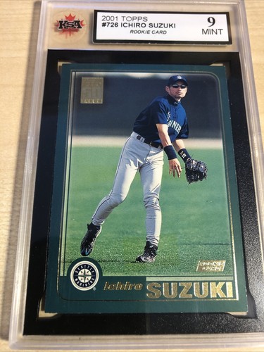 2001 Topps Baseball #726 ICHIRO SUZUKI Rookie RC KSA 9 Mint MARINERS | eBay
