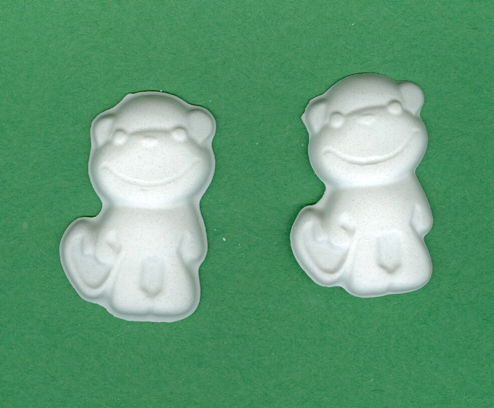 Baby monkey plaster of Paris painting project. Set of 12! | eBay
