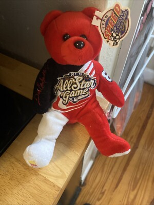 Dale Earnhardt Jr Team Speed Bear NASCAR MLB All Star Game 2002 With ...