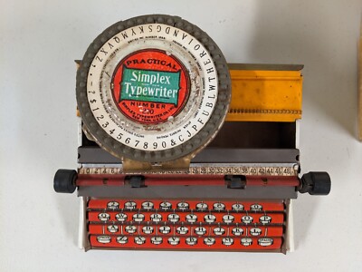 Simplex Typewriter - Antique With Original Box NEW LOW PRICE | eBay