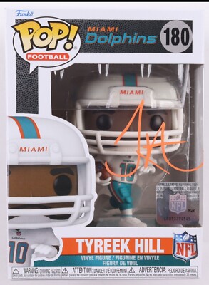 Tyreek Hill Hand-Signed FunkoPop Miami Dolphins (Beckett) | eBay