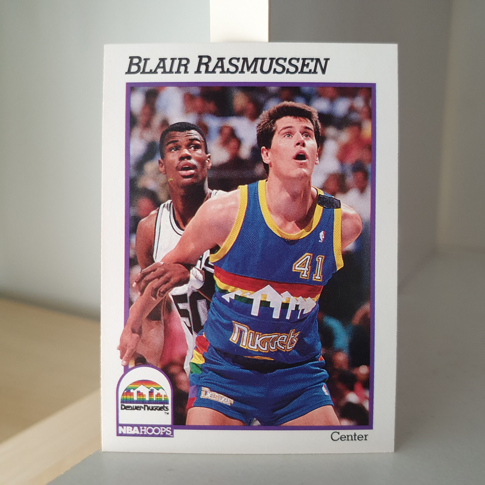 Blair Rasmussen 1991-92 NBA Hoops Basketball Trading Card #55 | eBay