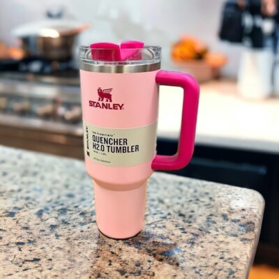 Stanley 40oz Flamingo Pink Tumbler Stainless Steel H2.0 FlowState ...