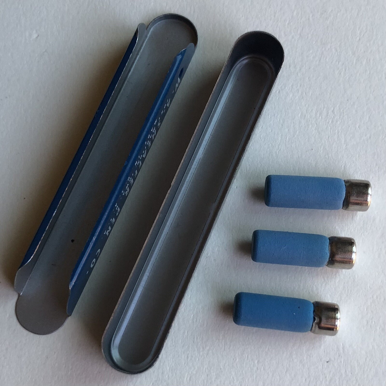 Vintage SHEAFFER Fineline U Mechanical Pencil Erasers Blue NOS 3pk ...