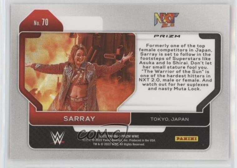 2022 Panini Prizm WWE Ruby Wave Prizm Sareee Sarray #70 | eBay