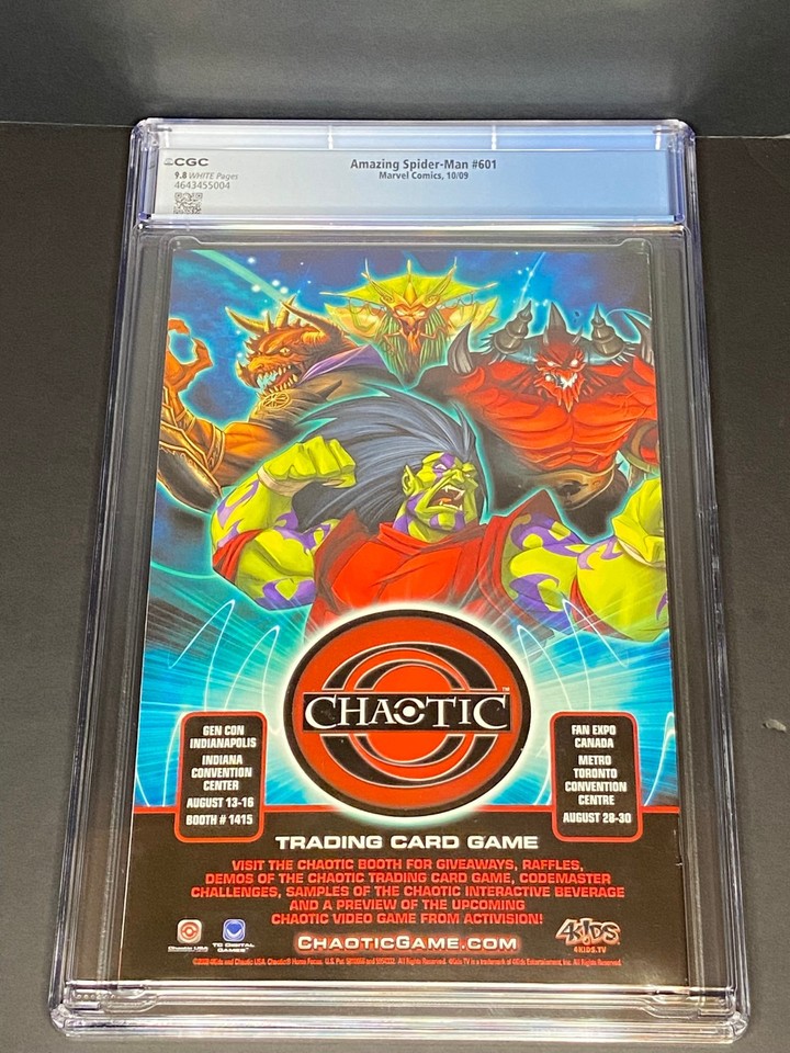 Amazing Spider-Man #601 - CGC 9.8 - Iconic J. Scott Campbell cover ...