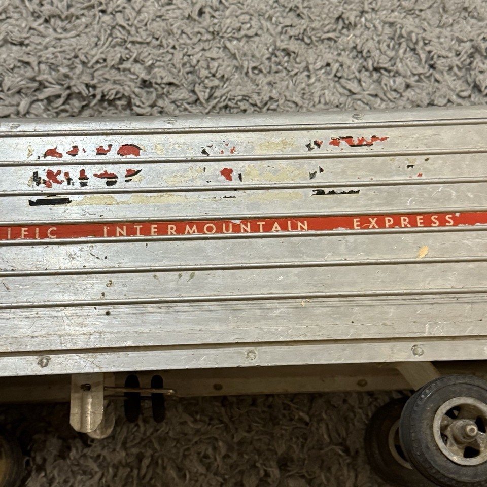 Smith Miller Red Tractor w/PIE Pacific Intermountain Express Trailer ...