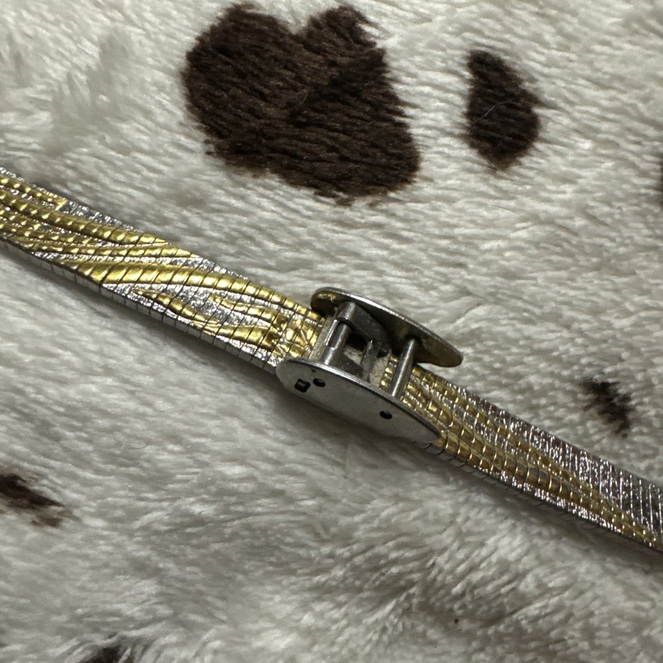 Avon Women AV023QB Fashion Diamond Two Tone Oval Quartz Analog 18mm ...