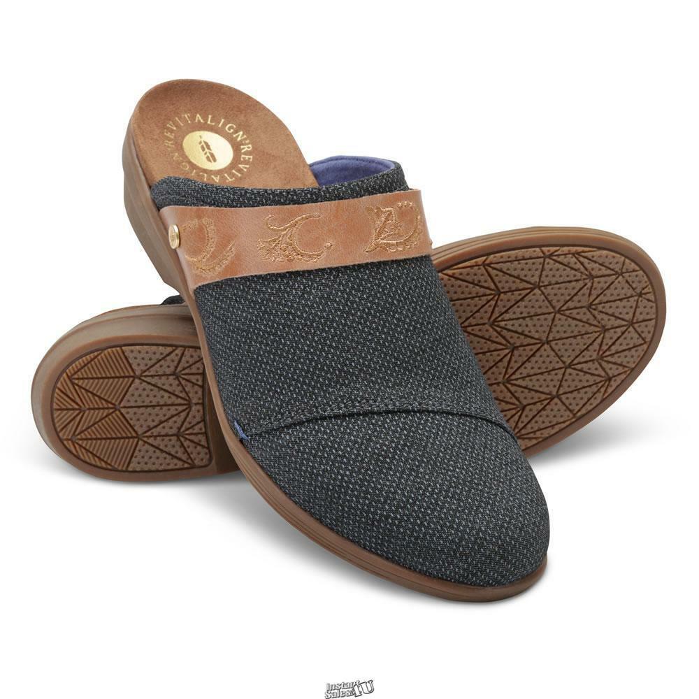 The REVITALIGN Women's Arch Support Comfort Clogs SIZE 8 INDIGO BLUE | eBay