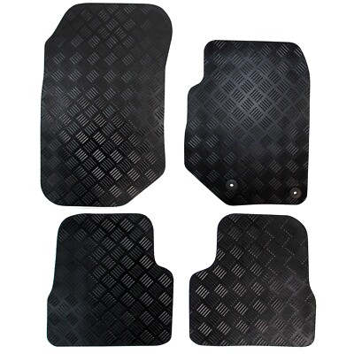 Peugeot 208 Car Mats Durable Tailored Rubber 2020 onwards 4pcs Black ...
