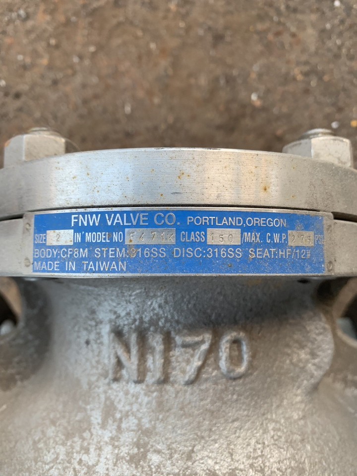 Apollo 2” Stainless Ball Valve Cf8m Swing Check Valbia Air Actuator ...