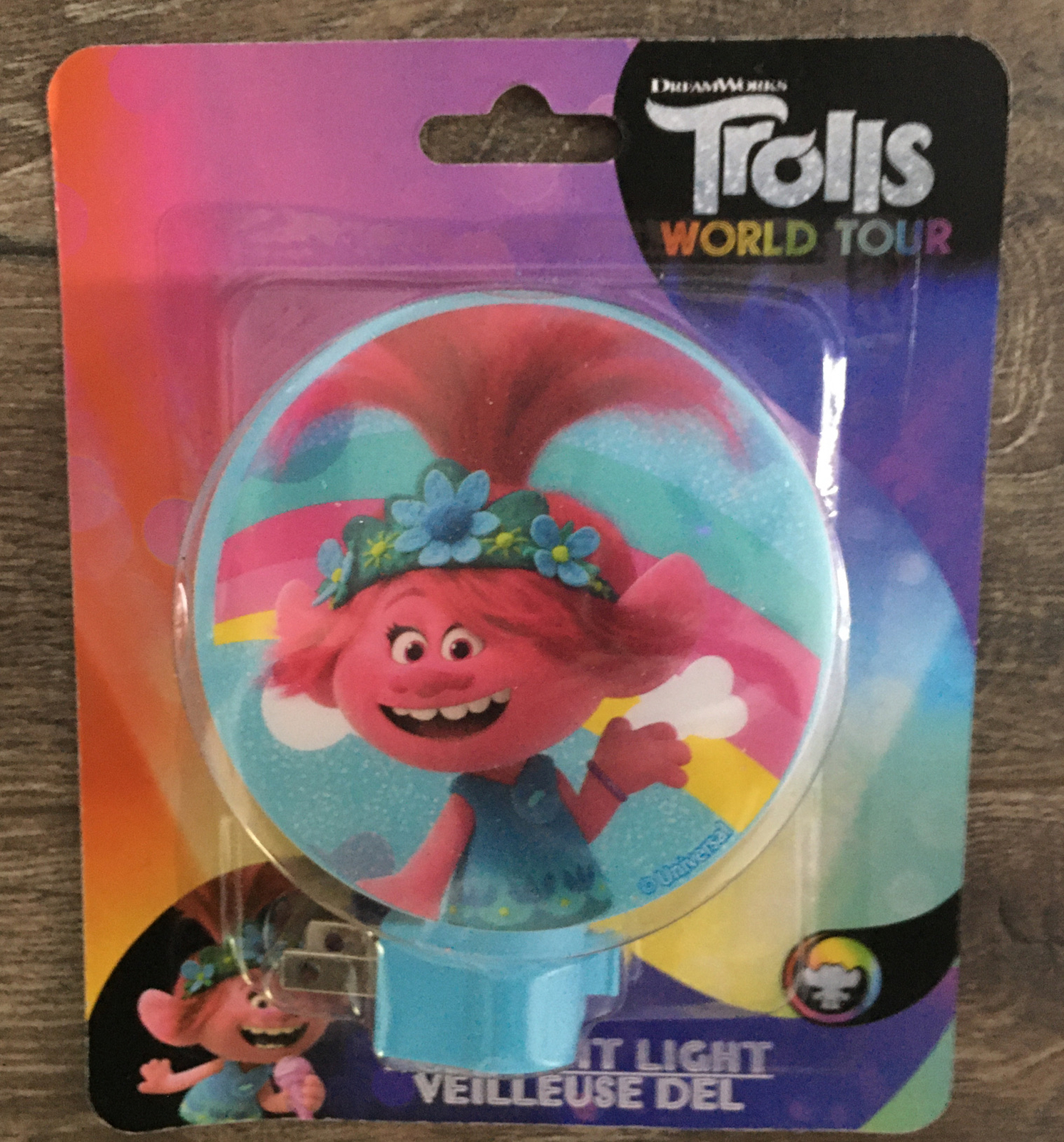 Dreamworks Trolls World Tour LED Night Light By Intertek (#5009873) NIP ...