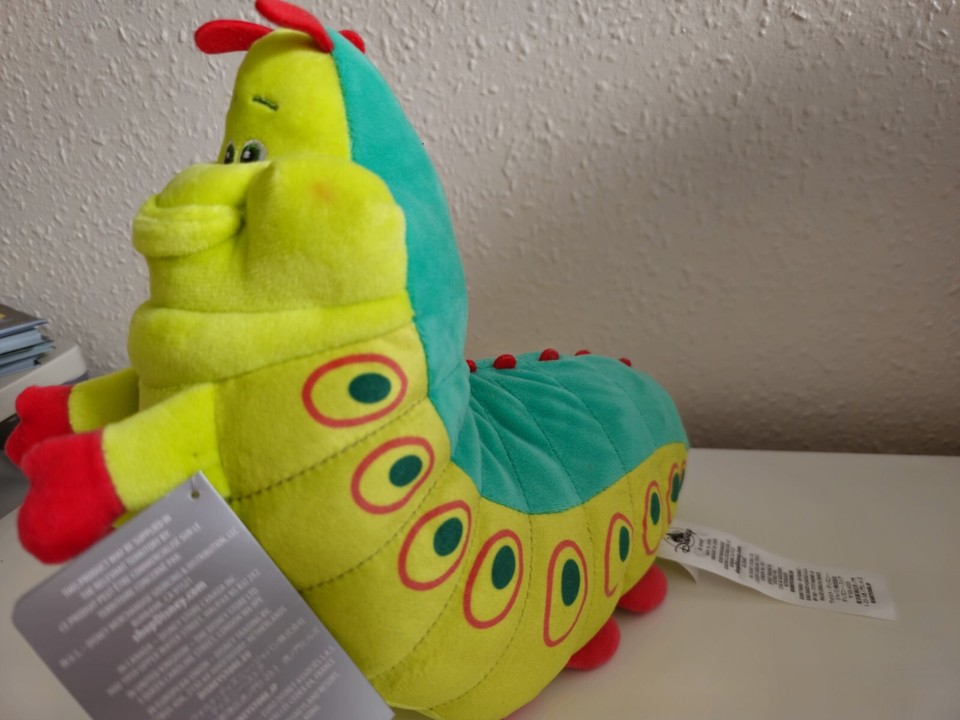 New Genuine Disney Store Heimlich Soft Toy A Bug's Life Caterpillar ...