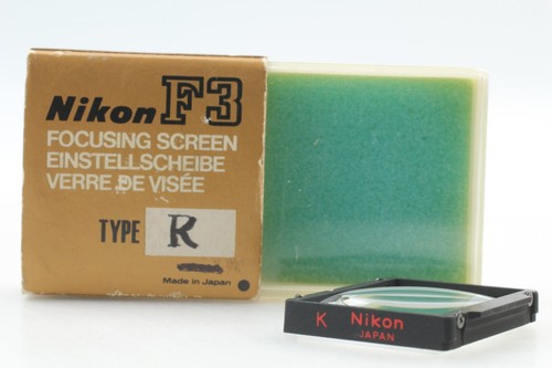 [ UNUSED Type K ] Nikon F3 Focusing Screen Split F3 F3P F3HP in Case ...