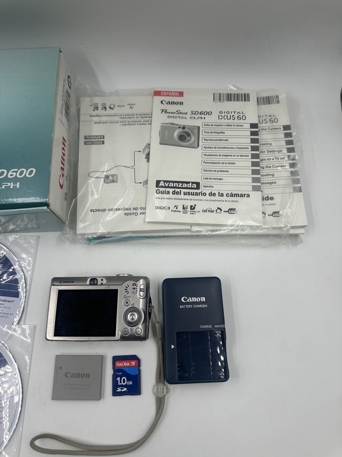 Canon PowerShot Digital ELPH SD600 / Digital IXUS 60 6.0MP Digital ...