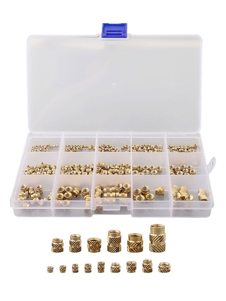 Threaded Inserts Brass M5 Threaded Threaded Knurled 15 Sizes Bushing | eBay