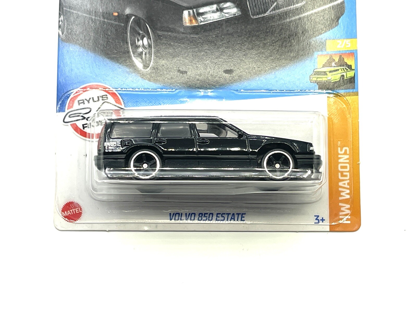 2022 Hot Wheels Volvo 850 Estate (Black) HW Wagons w/Real Riders SUPER ...