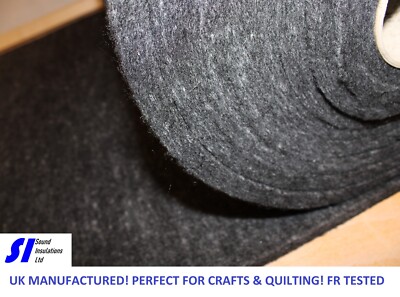 30mm Polyester Wadding Roll Fire Retardant Building Insulation Padding ...