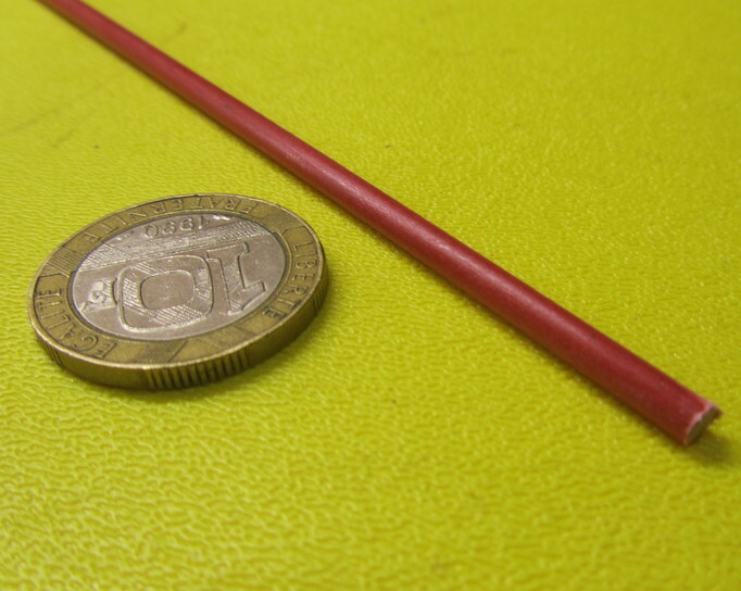 Fiberglass GPO3 Red Round Rods .125" (1/8") Diameter x 36 Inch Length ...