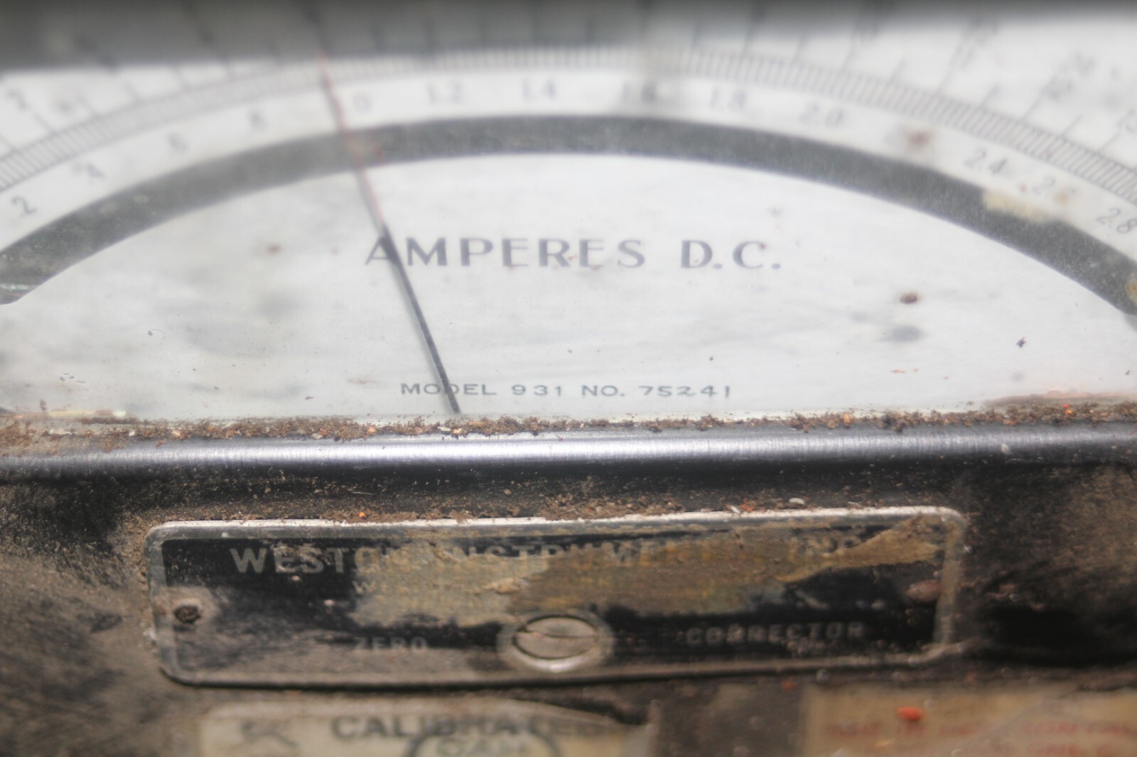 Weston Instruments Amperes DC Meter Model 931 0/30 0/3.0 | eBay