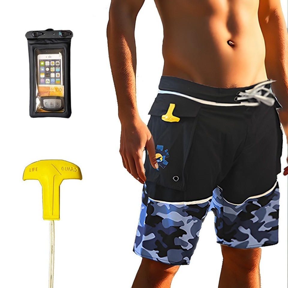 Life saver Swimshorts Beach Pool Pocket Waterproof Phone Pouch ...