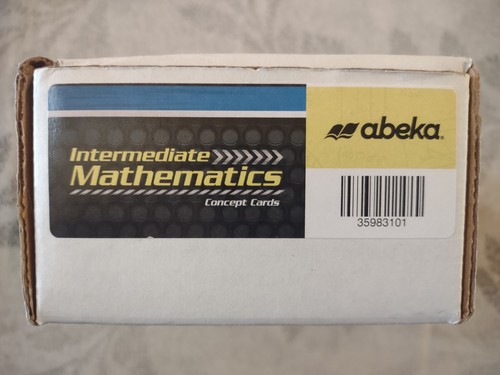 ABEKA Intermediate Mathematics Concept Cards - 7th Grade- Homeschool ...