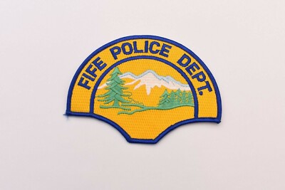Fife Washington Collectible Police Shoulder Patch | eBay