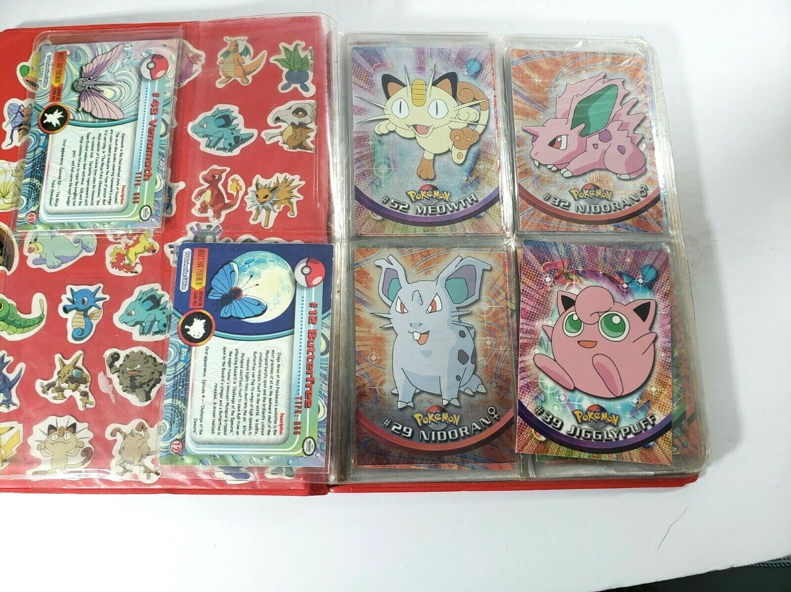 Vintage 90'S Pokemon Cards Topps Lot 37 Original Album | eBay