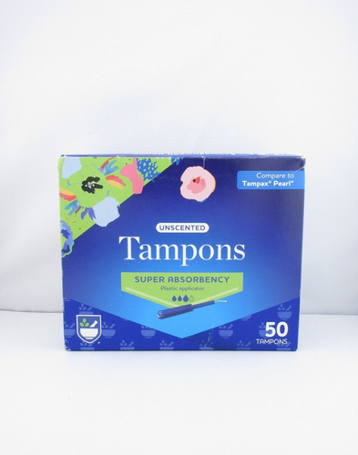 Tampons Unscented Super Absorbency *READ MORE* 50 ct- FREE SHIPPING | eBay