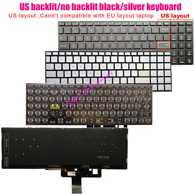 US backlit /No-backlit Keyboard For Asus X521 X521F X521EA S533 S533E ...