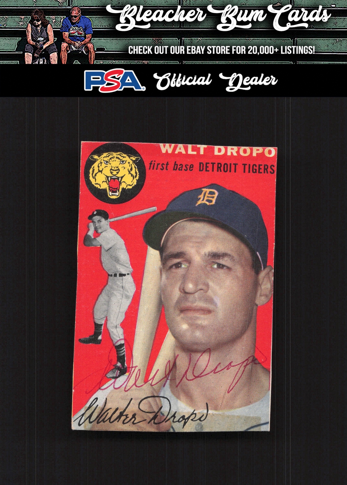 1954 Topps 18 Walt Dropo Auto Trimmed | eBay