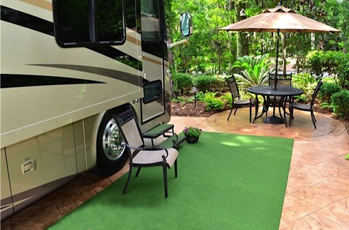 3' x 12' Synthetic Turf Artificial Grass Indoor Outdoor Area Rug RV ...