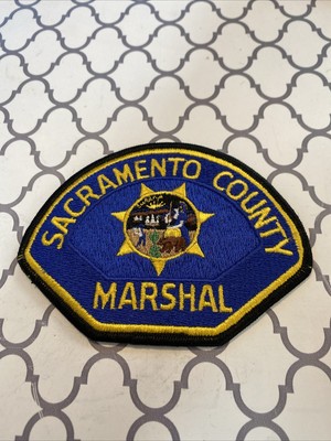 Sacramento County CA California Marshal Police Patch | eBay