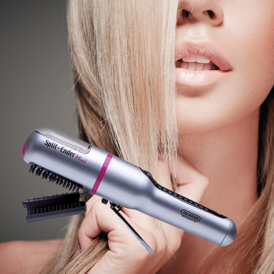 Split Ender MINI Pink Fix Split Ends Hair Clipper for Broken Hair Ends ...