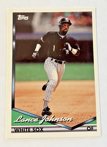 1994 Topps MLB Baseball Trading Card #452 Lance Johnson Chicago White ...