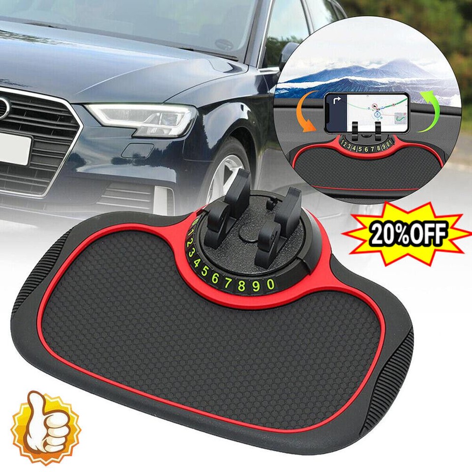 Car Anti Slip Mat Sticky Pad Phone Holder Dashboard Mount Parki Stand ...