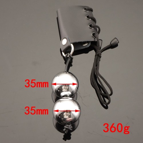 Male Heavy Metal Ball Wearable Enlarger Stretcher Peni Weight Extender ...