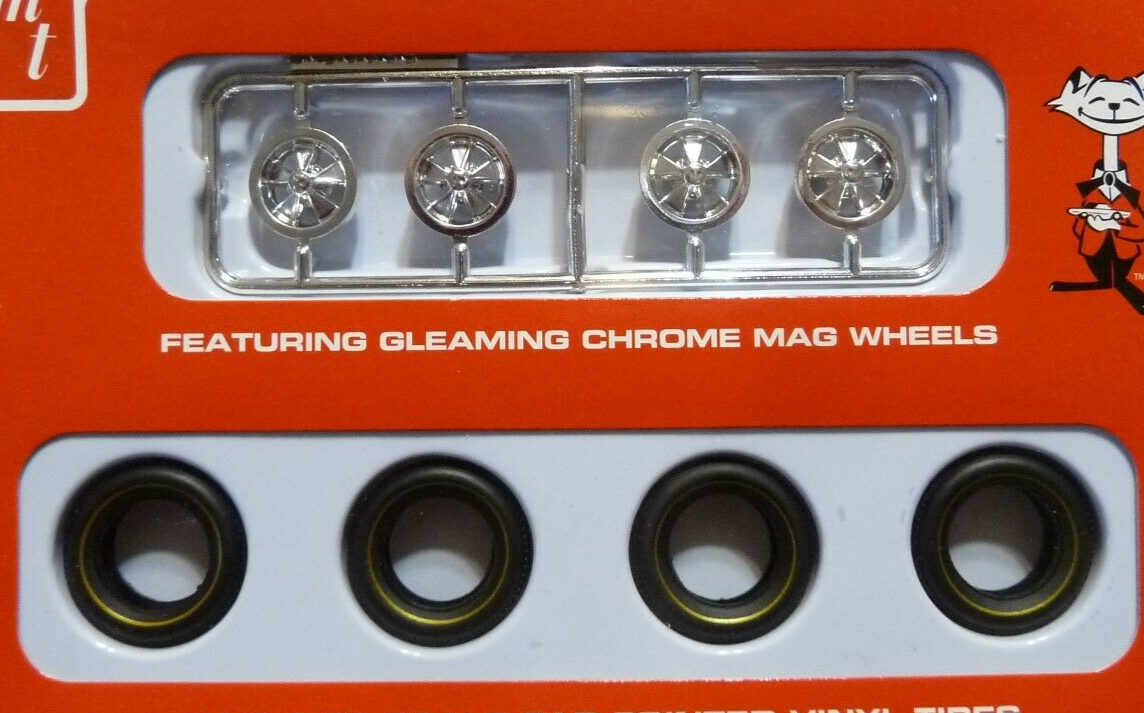 1/25 Spokes & Stripes Wheels & Tires Pack AMT PP31 | eBay