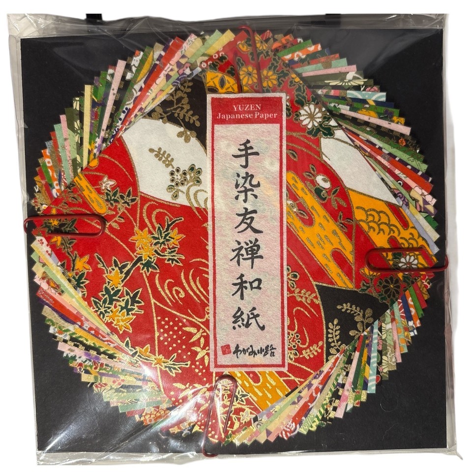 Yuzen Japanese Paper "Washi Origami" Set 10×10cm 30Sheet×5 Packs ...