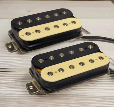 Set 50mm Zebra Split Tap Custom Shop Humbucker Pickup Hand Wound ...