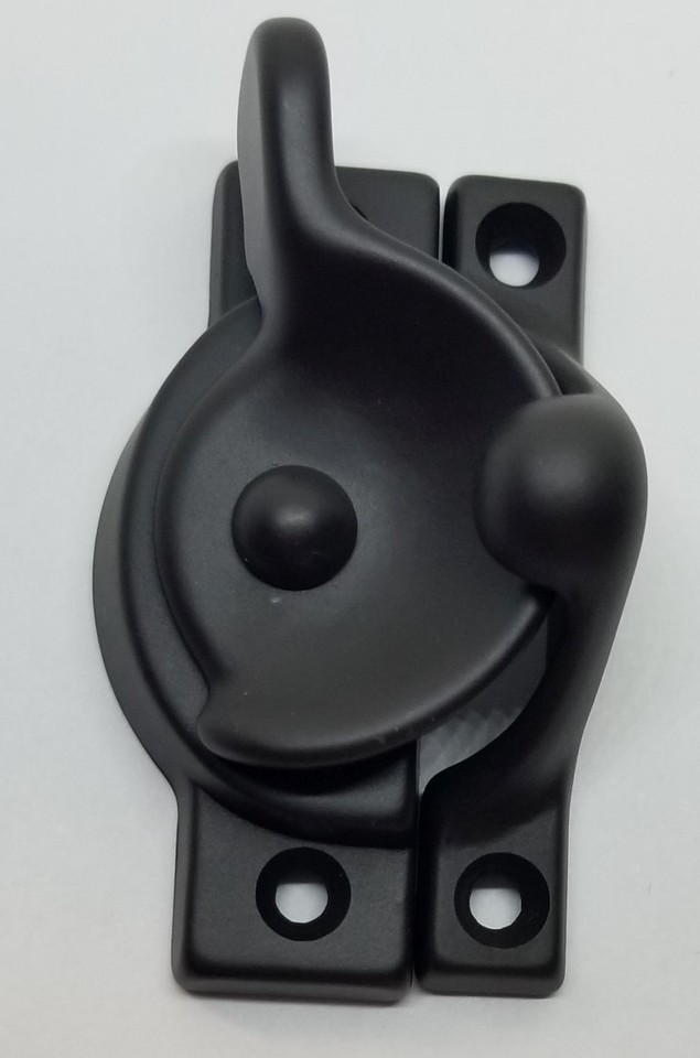 Decorative Solid Oil Rubbed Bronze Heavy Spring Loaded Window Sash Lock ...