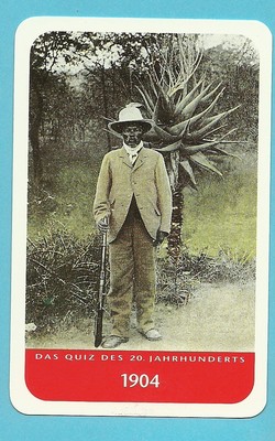 Herero and Namaqua Genocide Collector Card from Europe South West ...