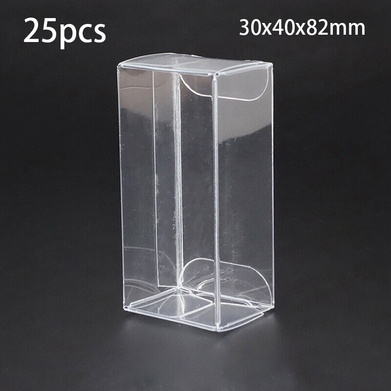 25PCS Plastic Gift Box Transparent Box Model 1/64 Car Toy Display Show ...