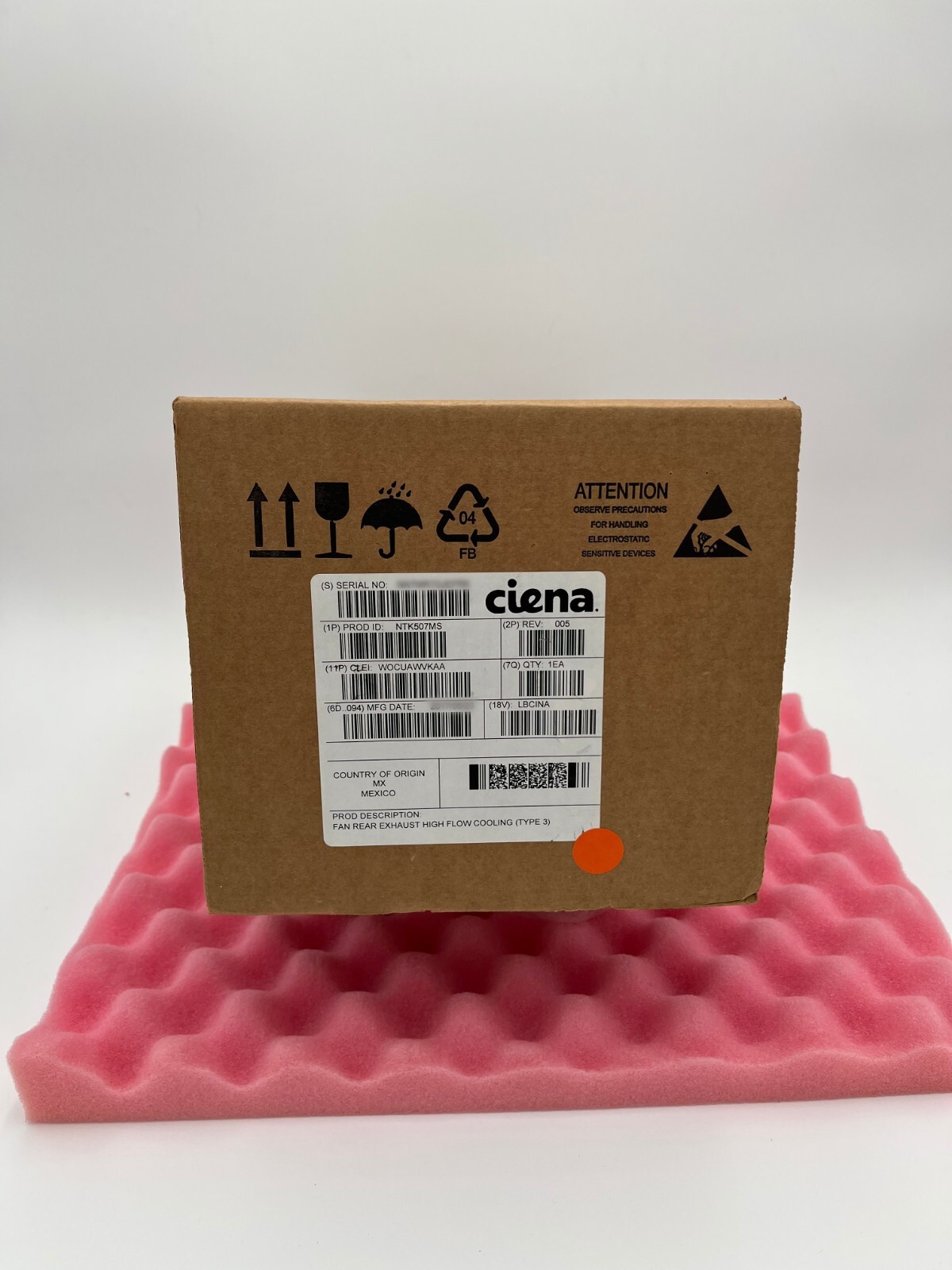Ciena NTK507MS Rear Exhaust Fan Mod for sale online | eBay