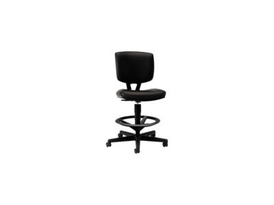 HON H5705.SB11.T Volt Series Adjustable Task Stool, Black Leather | eBay