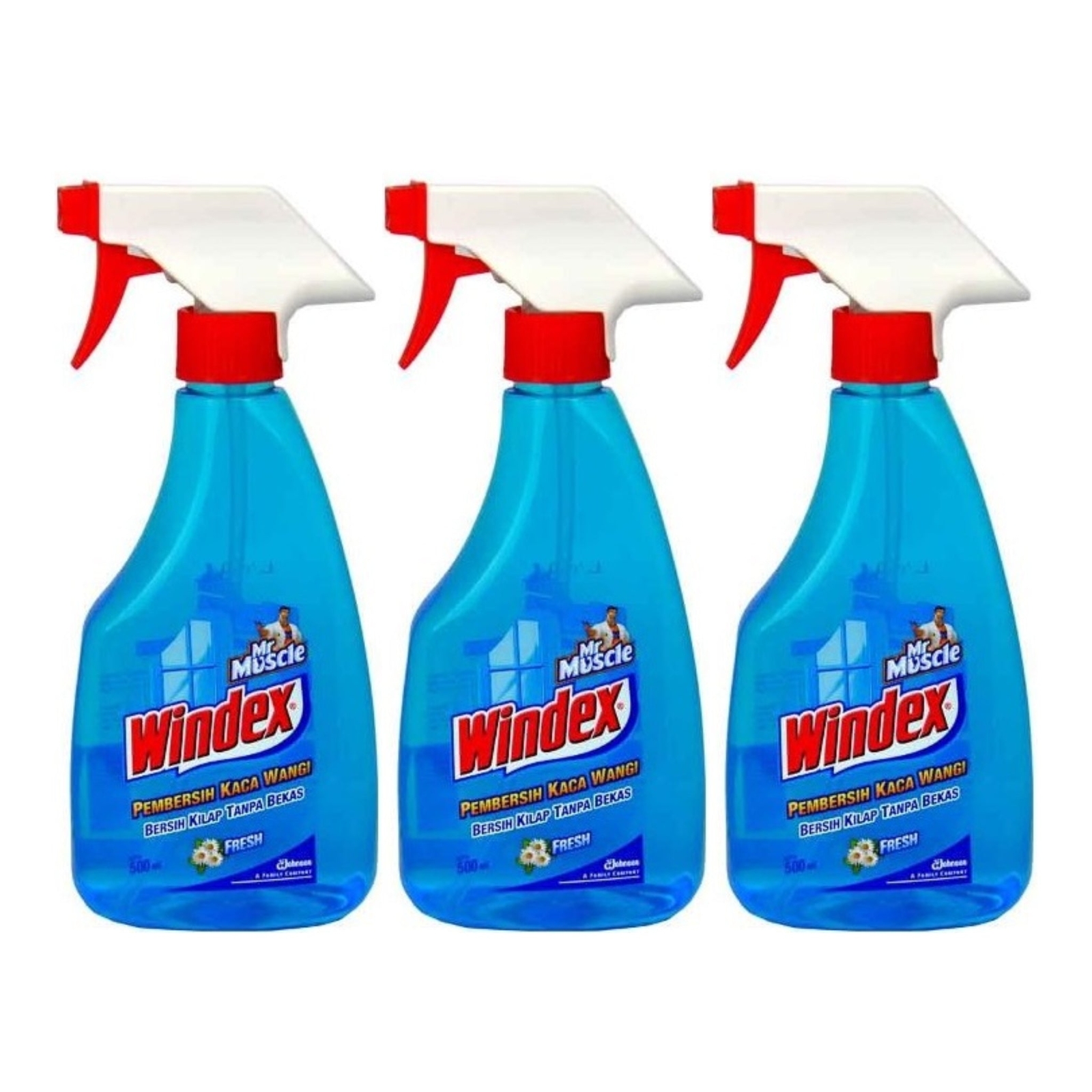 Windex Cleaner Spray Bottle - Fresh (Blue), 500ml (Pack of 3) | eBay