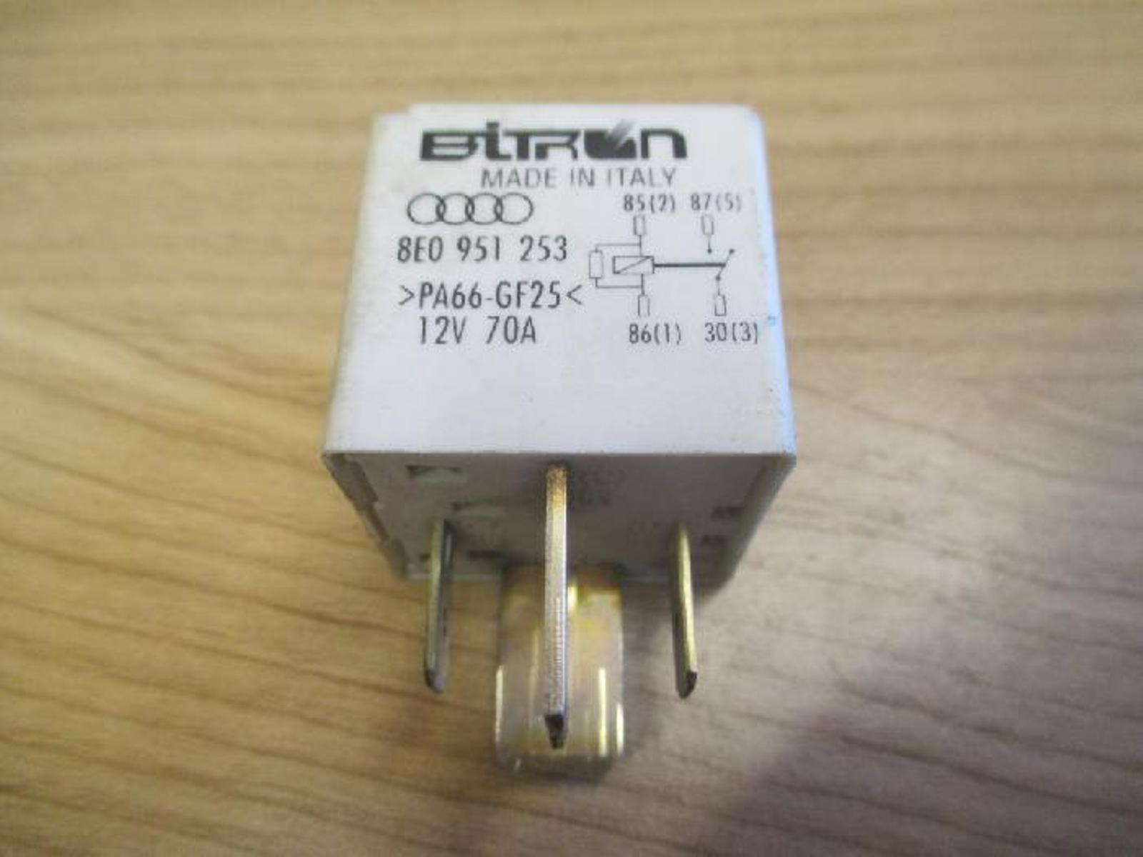 Relais 614 Arbeitskontaktrelais Audi A4 B6 B7 8E A6 4B 4F 8E0951253 | eBay