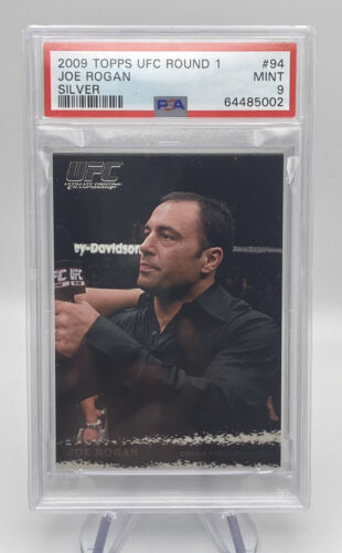 2009 JOE ROGAN Topps UFC Round 1 Silver /288 ROOKIE RC PSA 9 (Highest ...