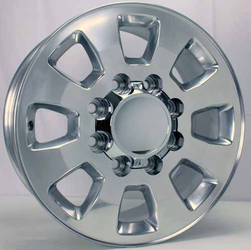 2001-2010 Chevy Silverado 2500 HD Polished 18" 8 Lug 8x6.5 Wheels Rims ...
