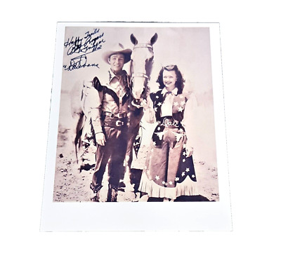 Roy Rogers and Dale Evans Autograph Reprint | eBay